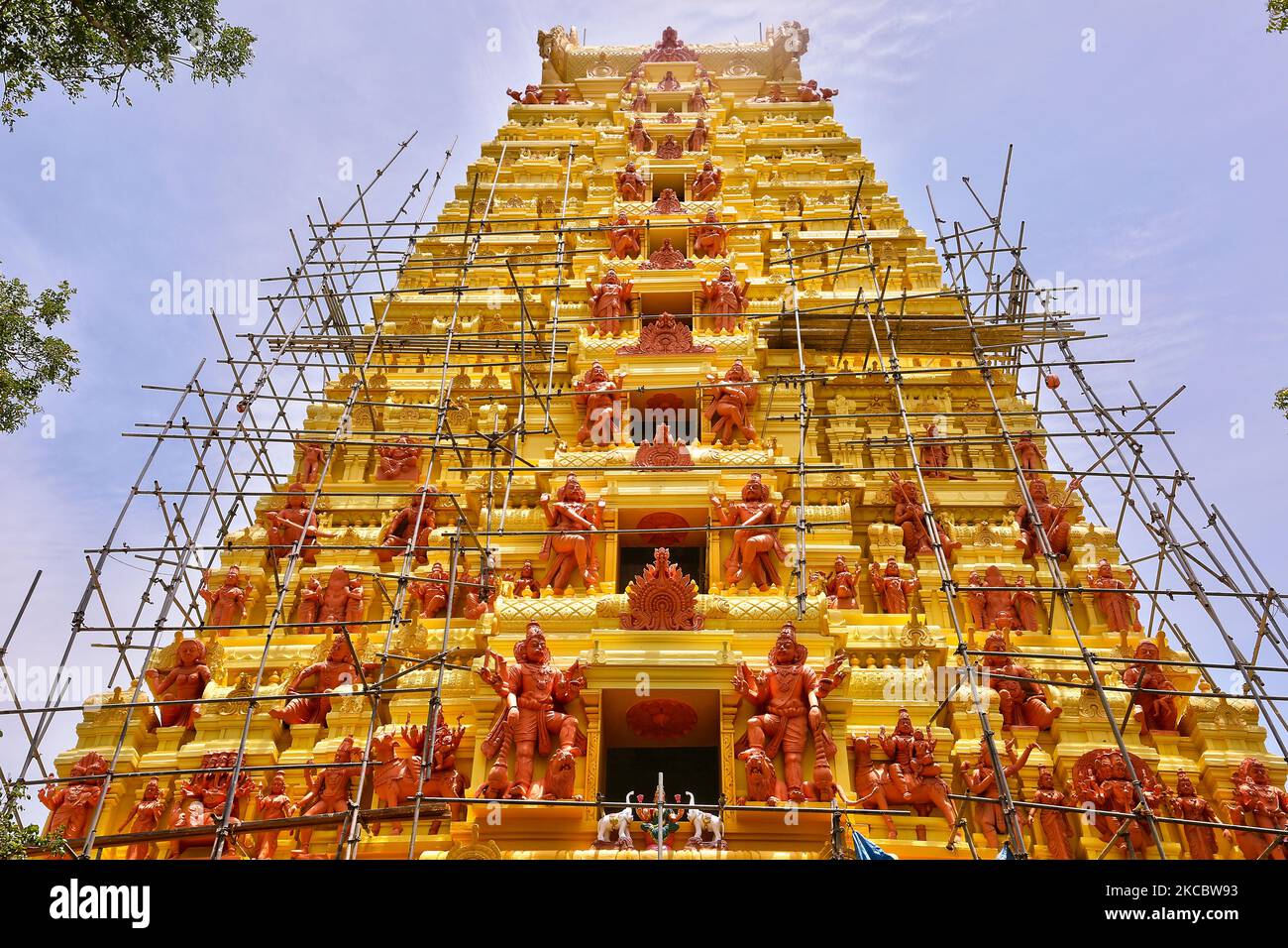 Re-construction of the Raja Gopuram at the Keerimalai Naguleswaram ...