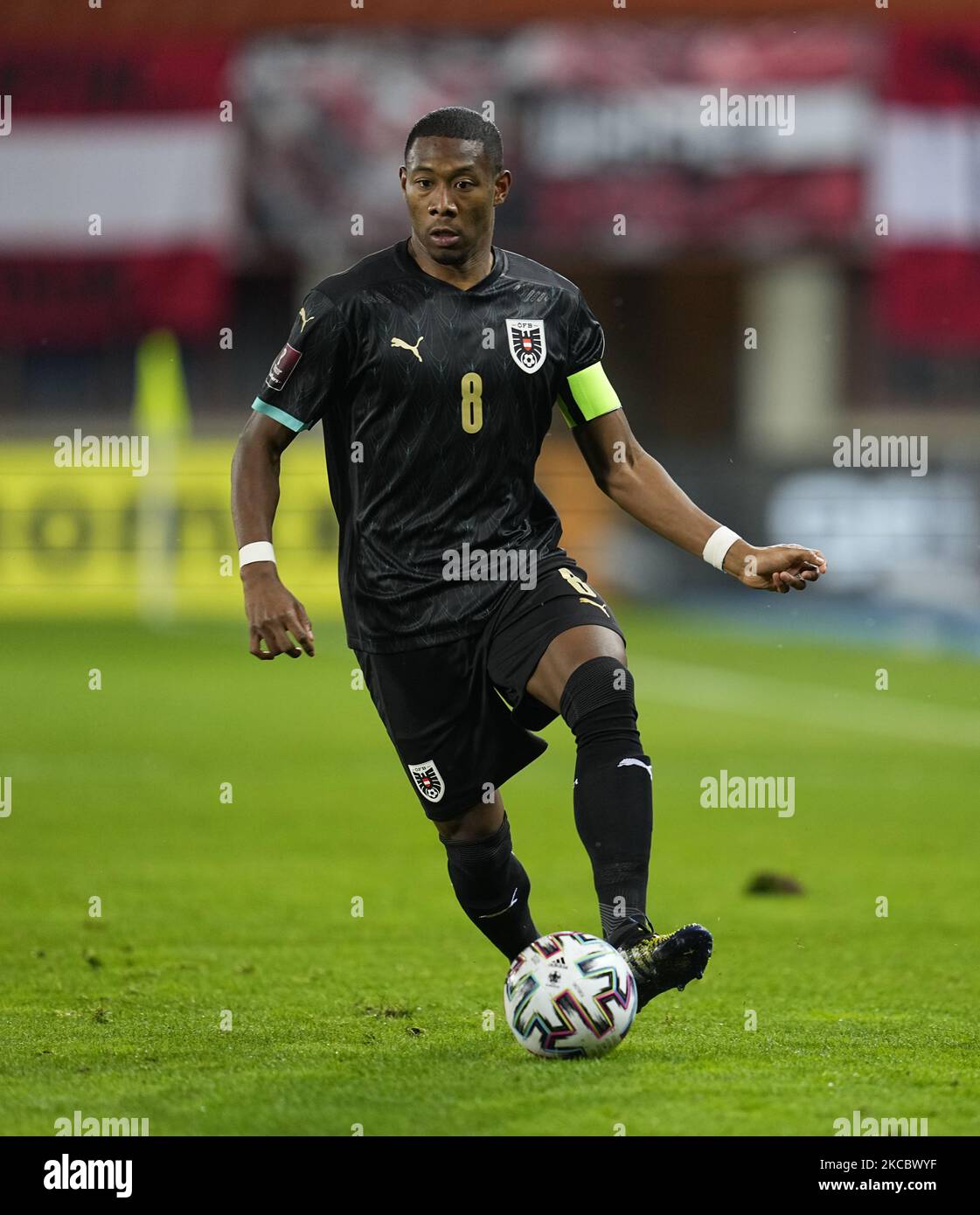 David Alaba of Austria during the World Cup Qualification match between ...