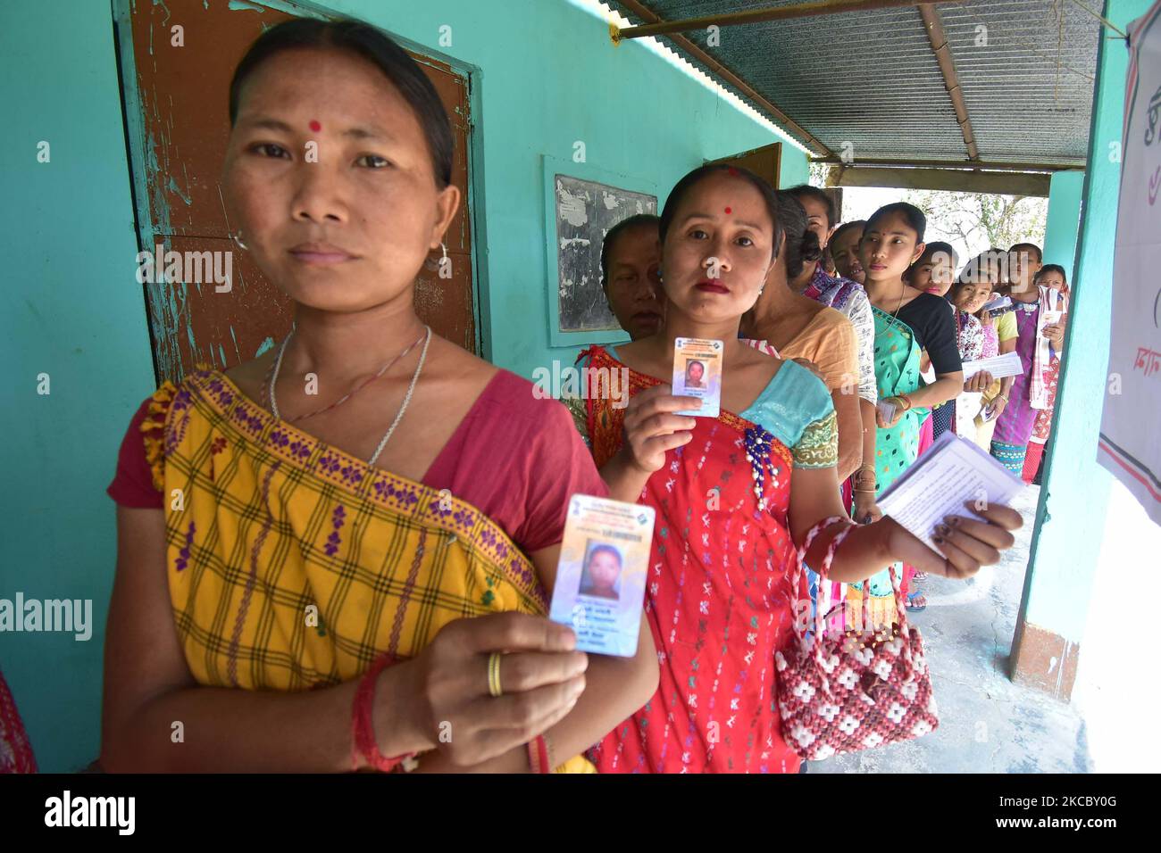 Phase of assam assembly elections nagaon district hi-res stock ...