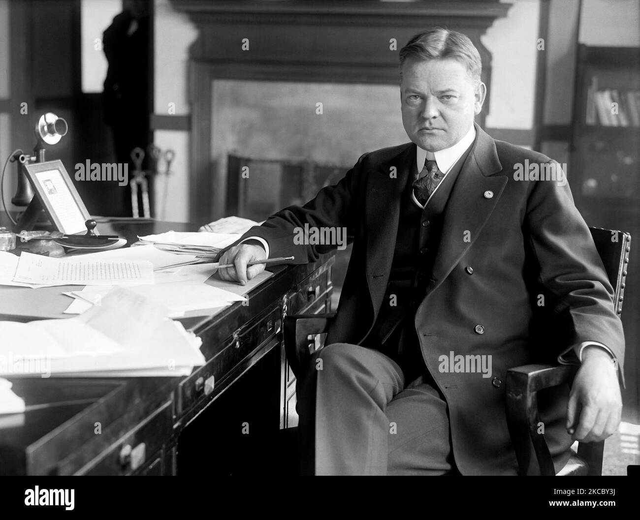 Herbert hoover portrait Black and White Stock Photos & Images - Alamy