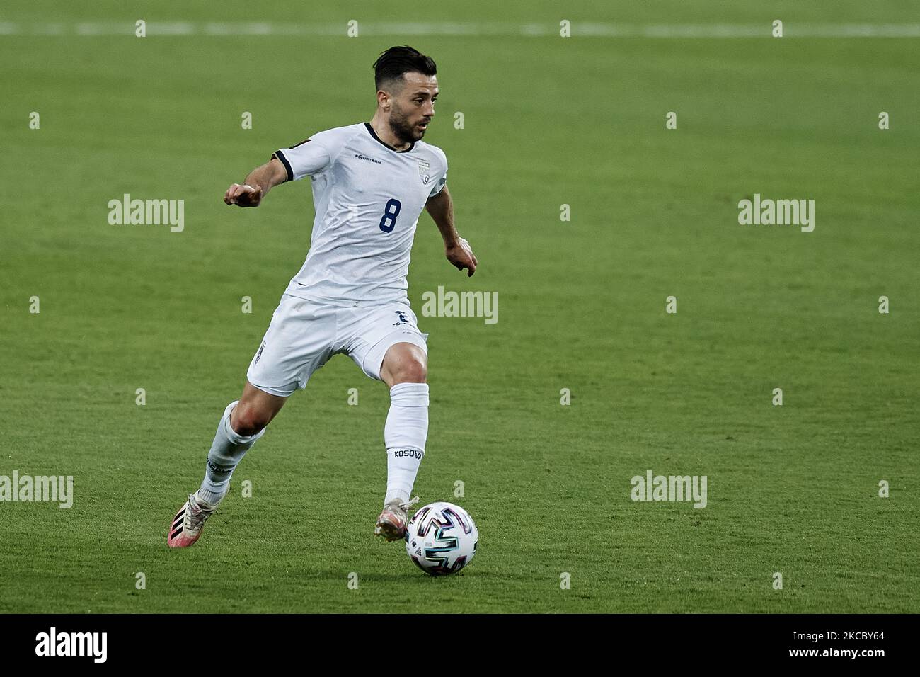 Besar Halimi (SV Sandhausen) of Kosovo in action during the FIFA World ...