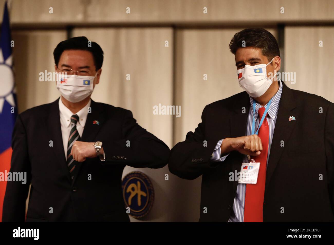 Palau President Palau President Surangel Whipps, Jr greets Taiwan ...