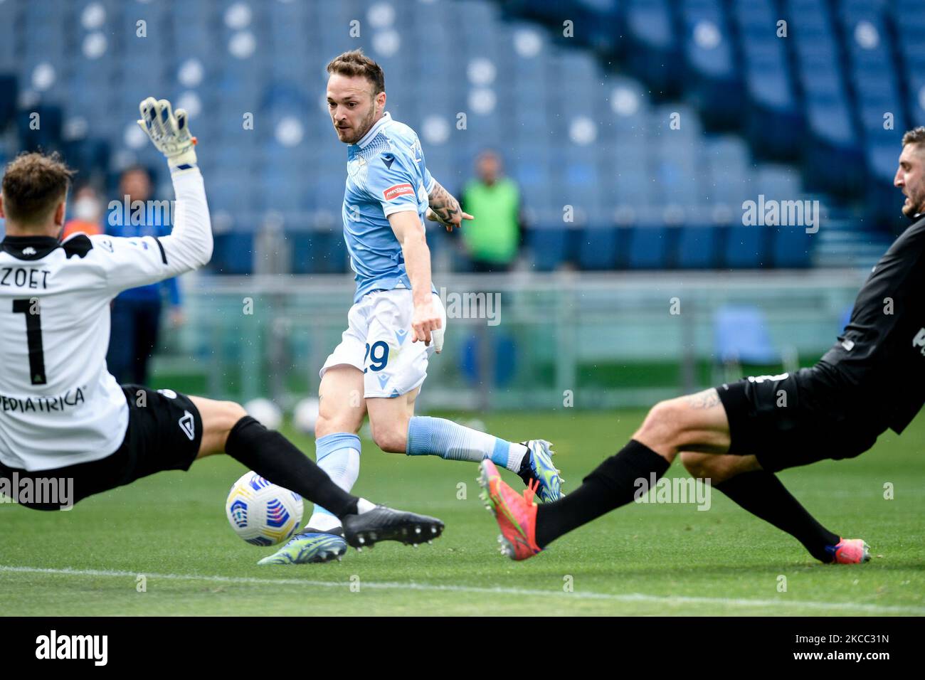 Manuel lazzari of ss lazio scores hi-res stock photography and images - Alamy