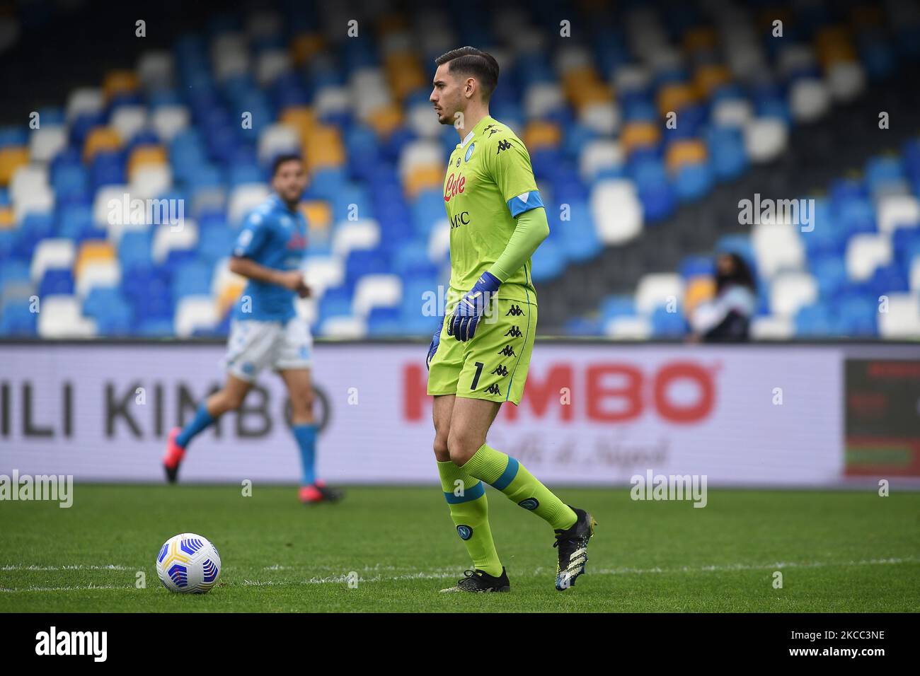 Alex Meret of SSC Napoli during the Serie A match between SSC Napoli ...