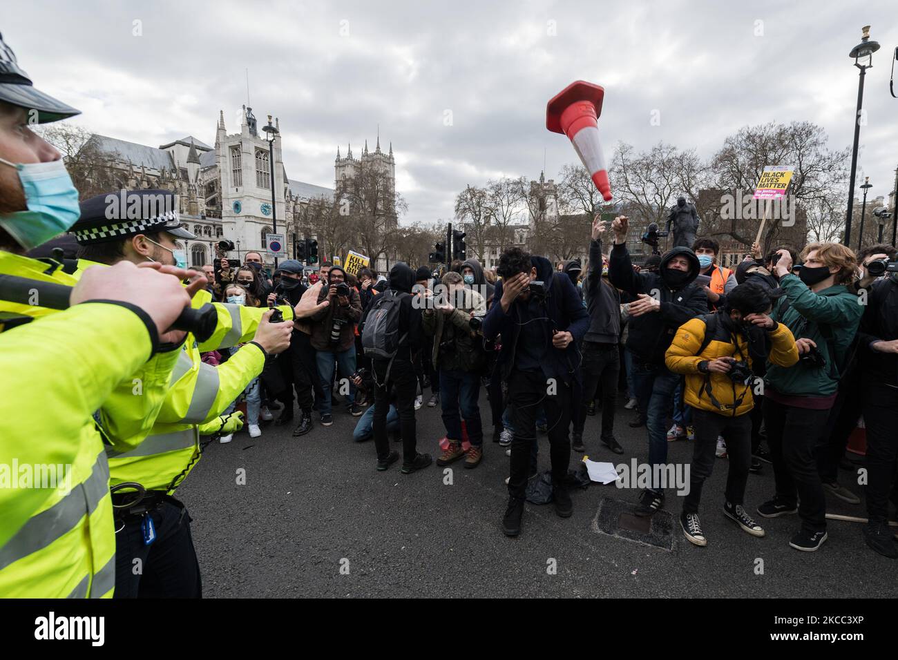 Metropolitan police cone hi-res stock photography and images - Alamy