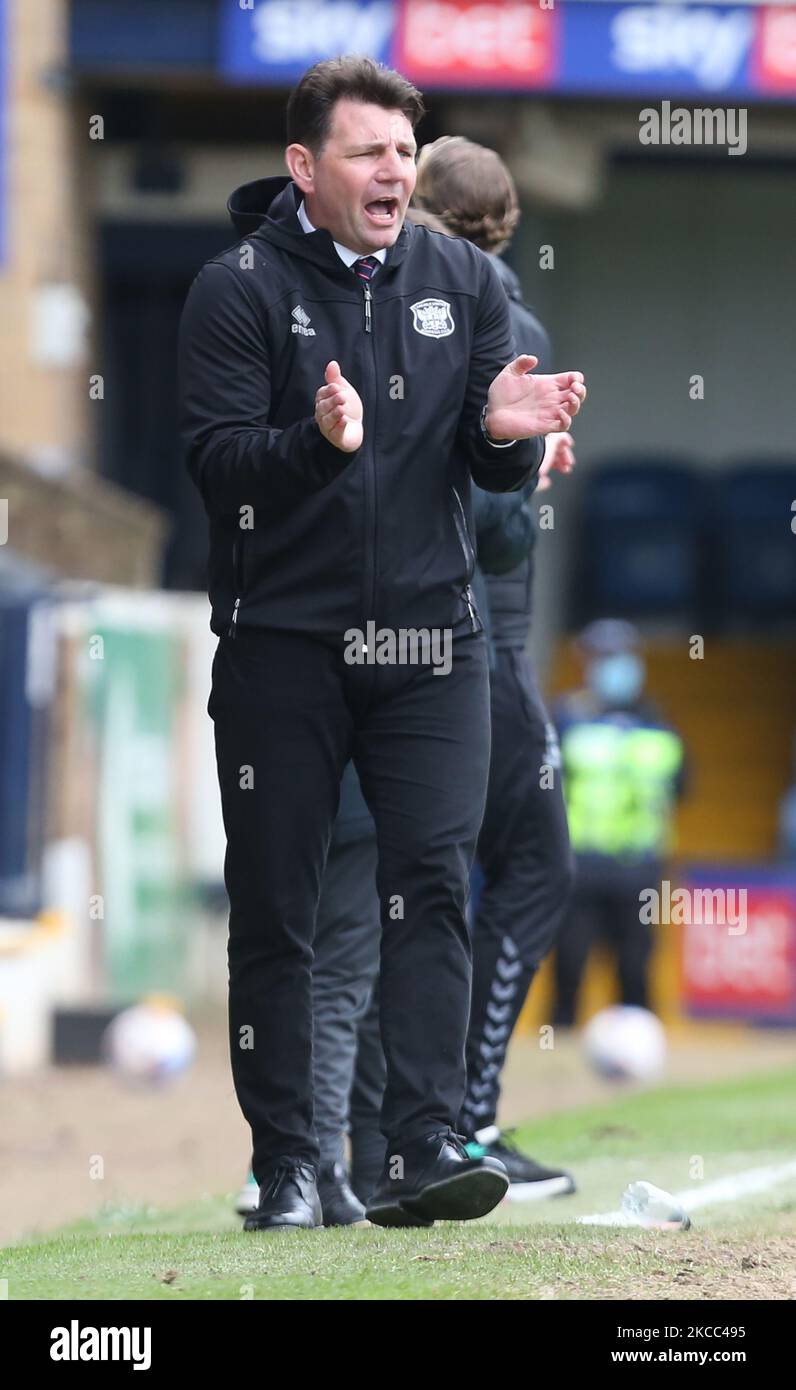 Head coach Chris Beech of Carlisle United during Sky Bet League Two ...