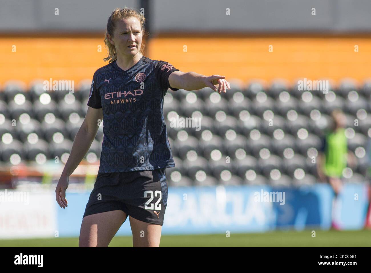 Sam Mewis (Manchester City) gestures during the 2020-21 FA Womenâ€™s ...