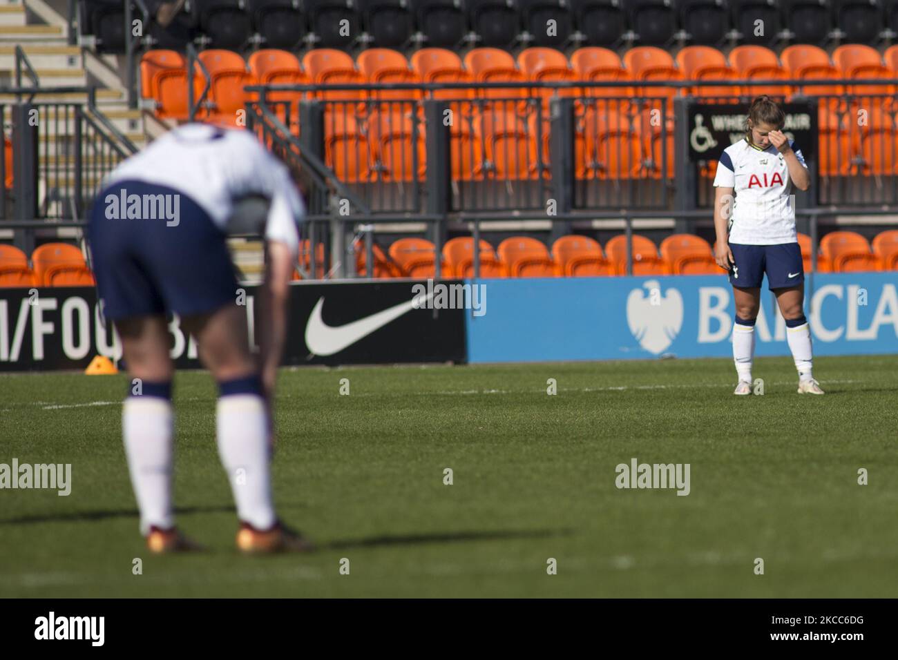 Siri Worm (Tottenham) gestures during the 2020-21 FA Womenâ€™s Super ...