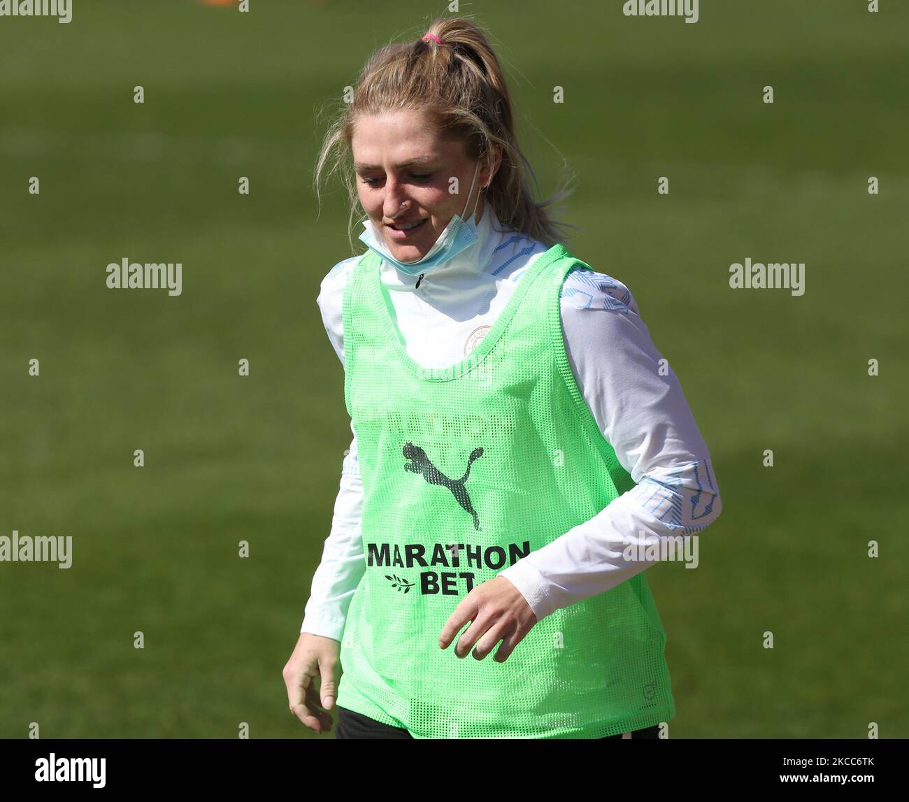 Laura Coombs of Manchester City WFC during Barclays FA Women's Super ...
