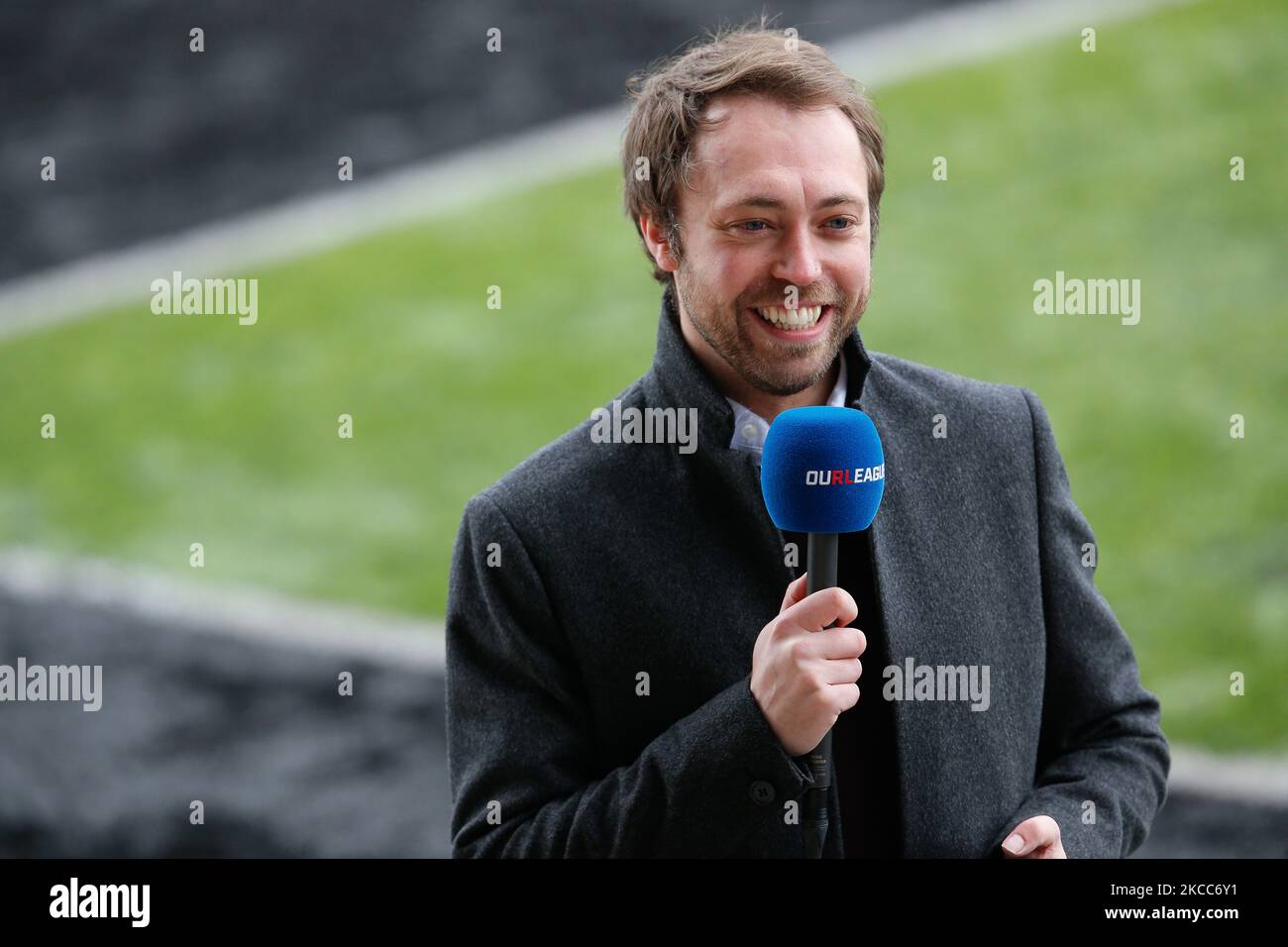Andy Sixsmith of Sixsmith TV pictured before the BETFRED Championship ...