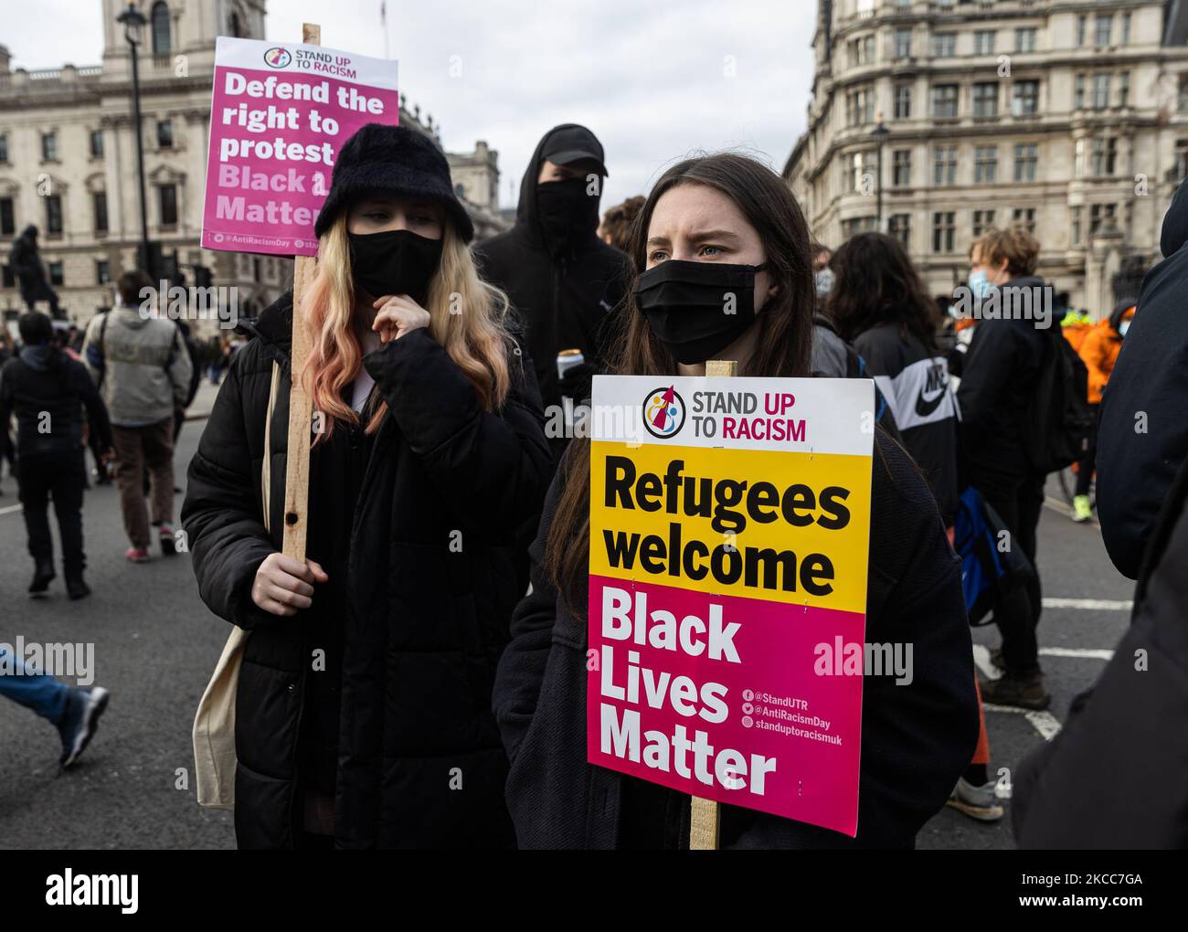 Protestors rally to demonstrate against the proposed Police, Crime ...