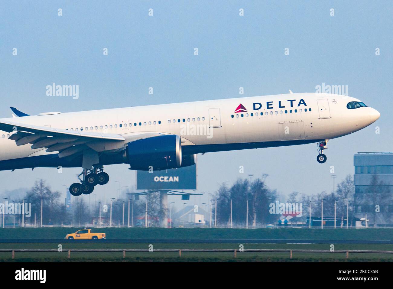 A Delta Air Lines Airbus A330neo or A330-900 aircraft with neo engine ...