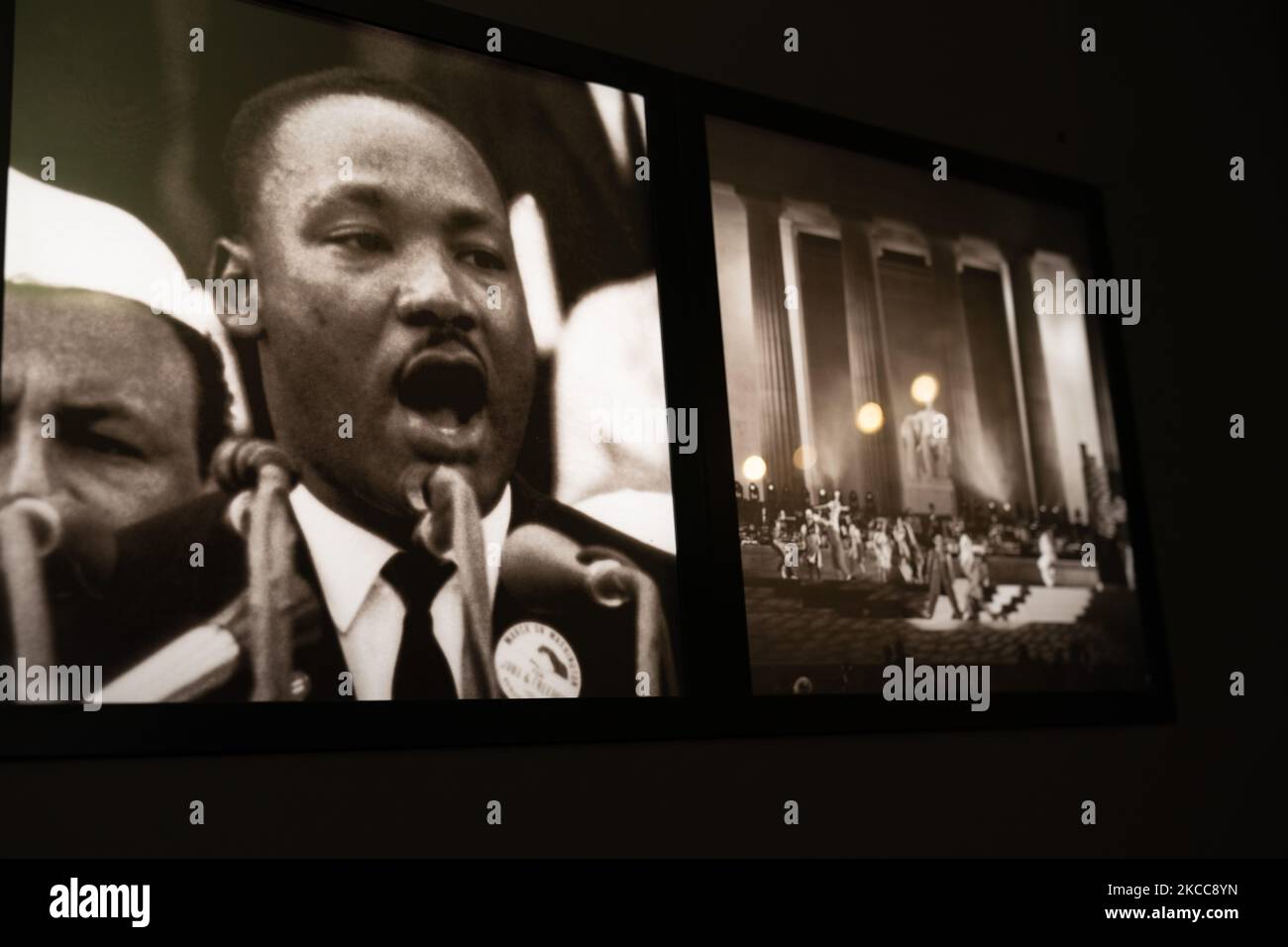 A view of series pictures during the Civil Rights Movements at the ...