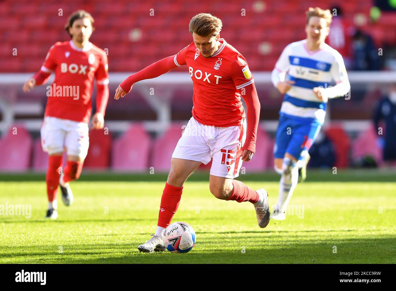Luke Freeman of (15) Nottingham Forest in action during the Sky Bet ...