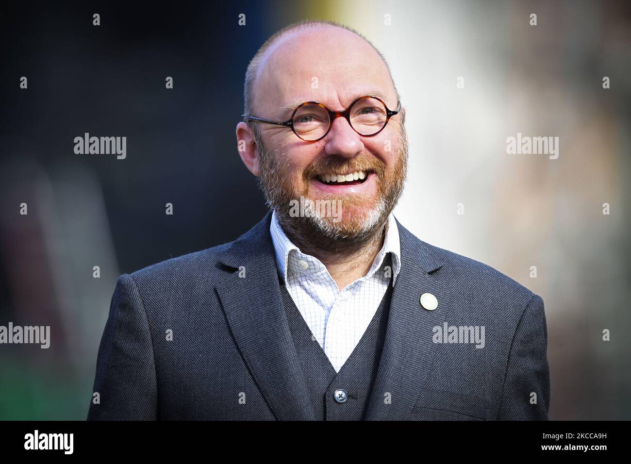 Scottish Greens co-leader Patrick Harvie during a visit to Queen Street ...