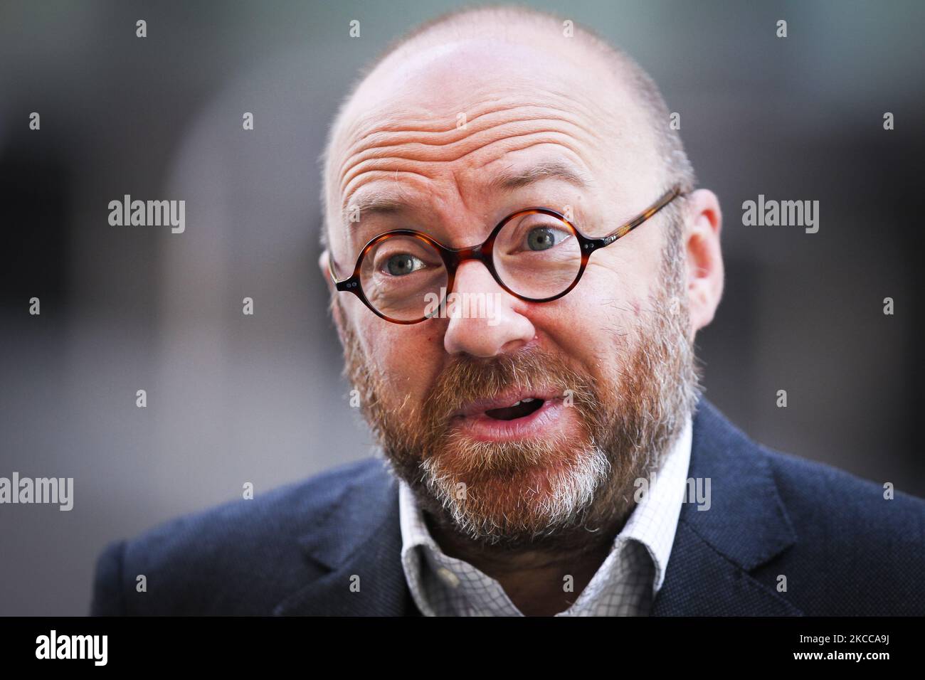 Scottish Greens co-leader Patrick Harvie during a visit to Queen Street ...