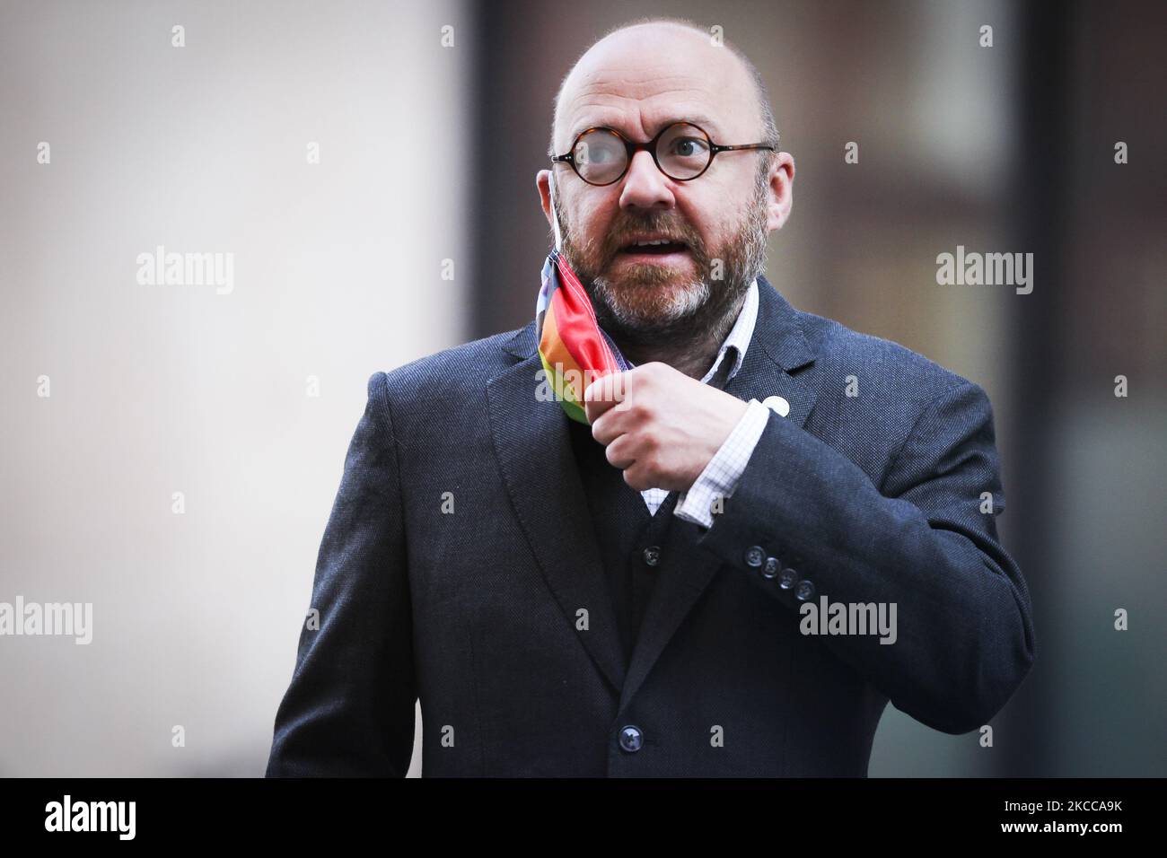Scottish Greens co-leader Patrick Harvie during a visit to Queen Street ...