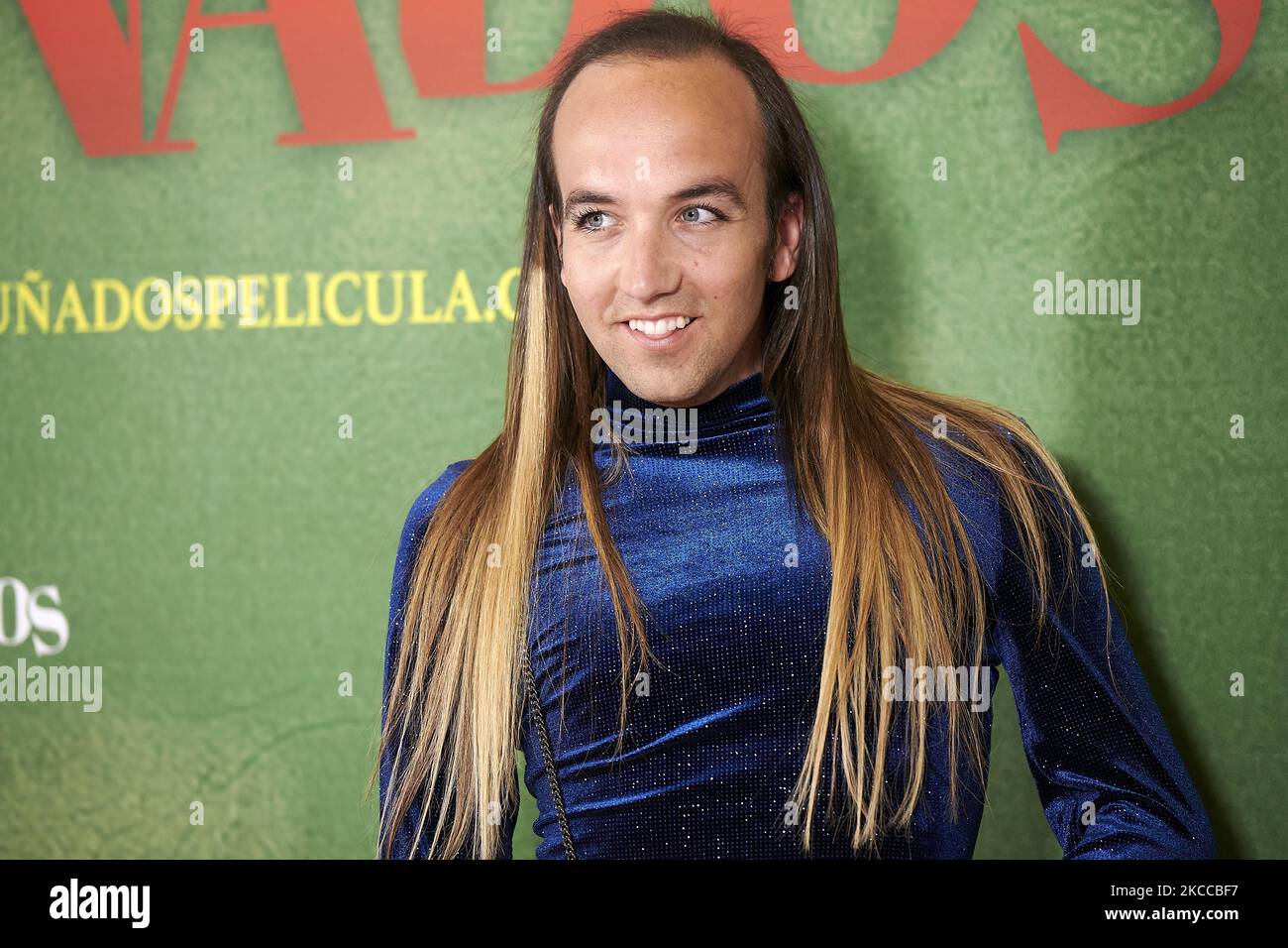 Aless Gibaja attends the 'Cunados' Premiere at Callao Cinema in Madrid ...