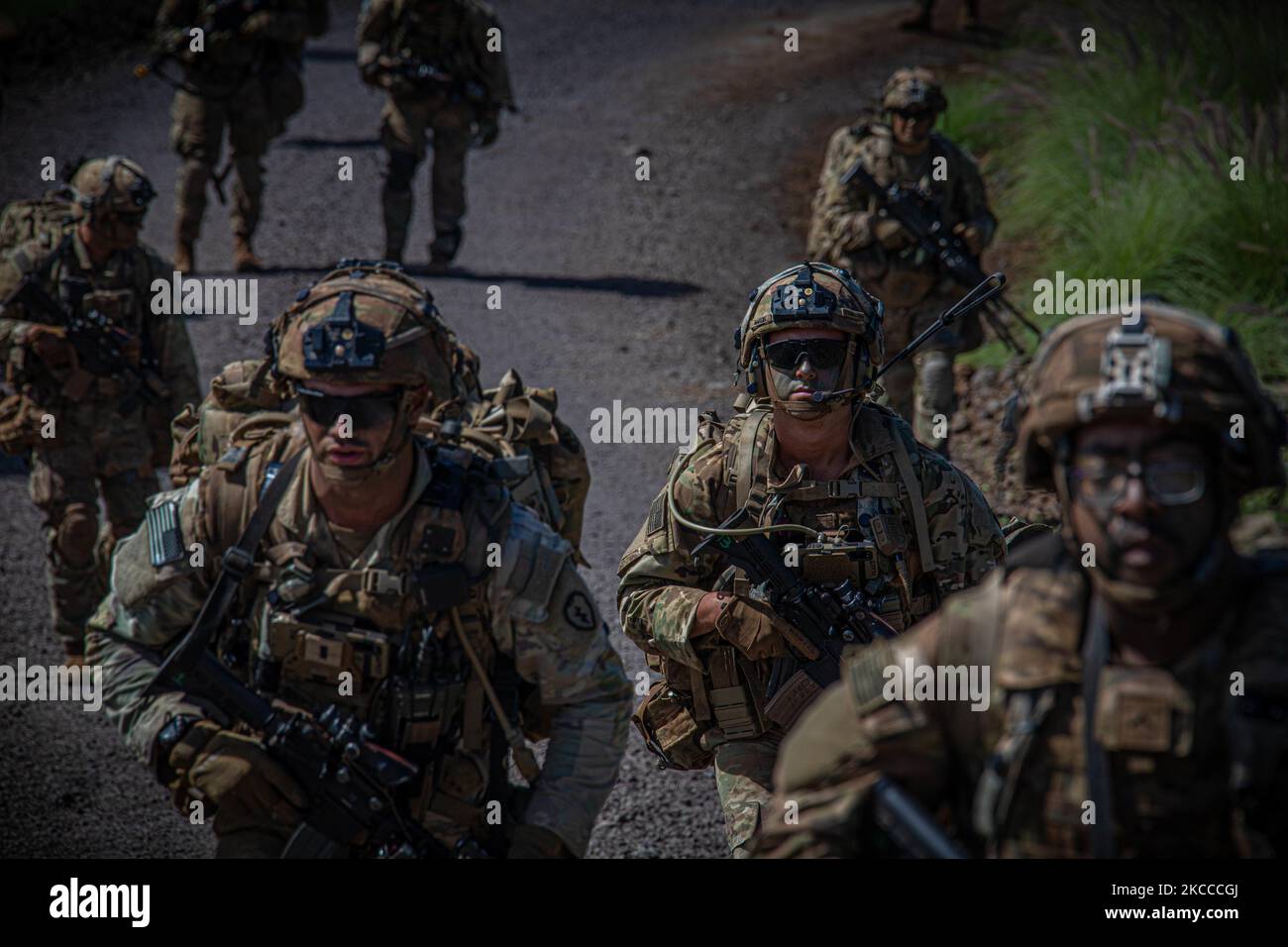 U.S. Army Soldiers from 1st Infantry Battalion, 21st Infantry Regiment ...