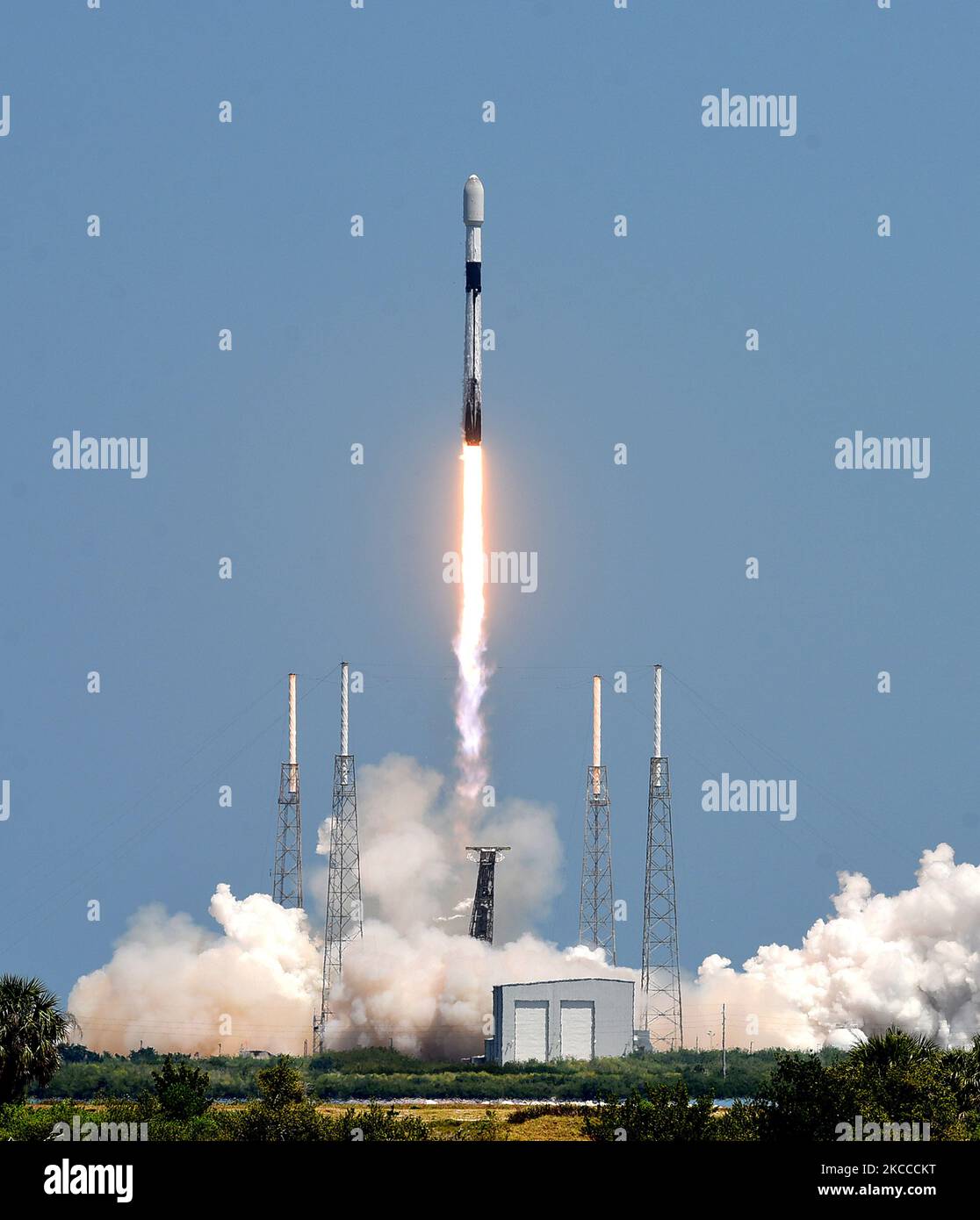 April 7 2021 Cape Canaveral Florida United States A Spacex