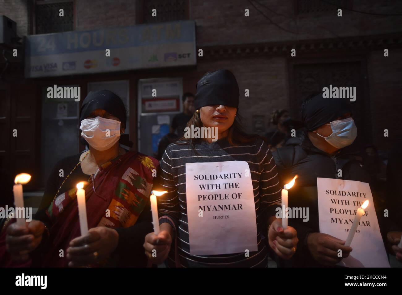 Nepalese human rights activists hi-res stock photography and images - Alamy