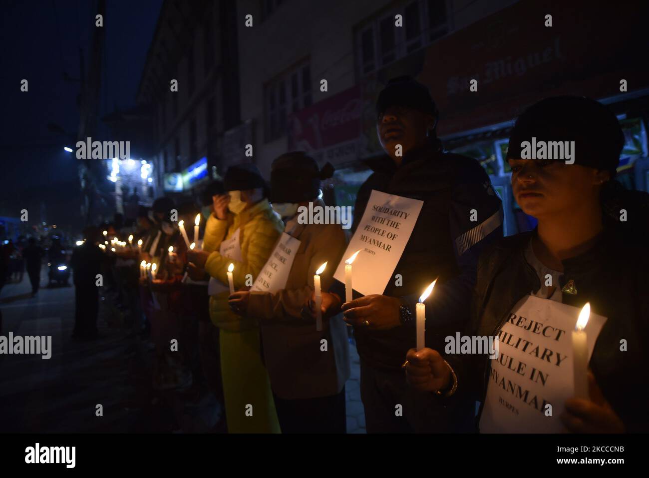 Nepalese human rights activists hi-res stock photography and images - Alamy