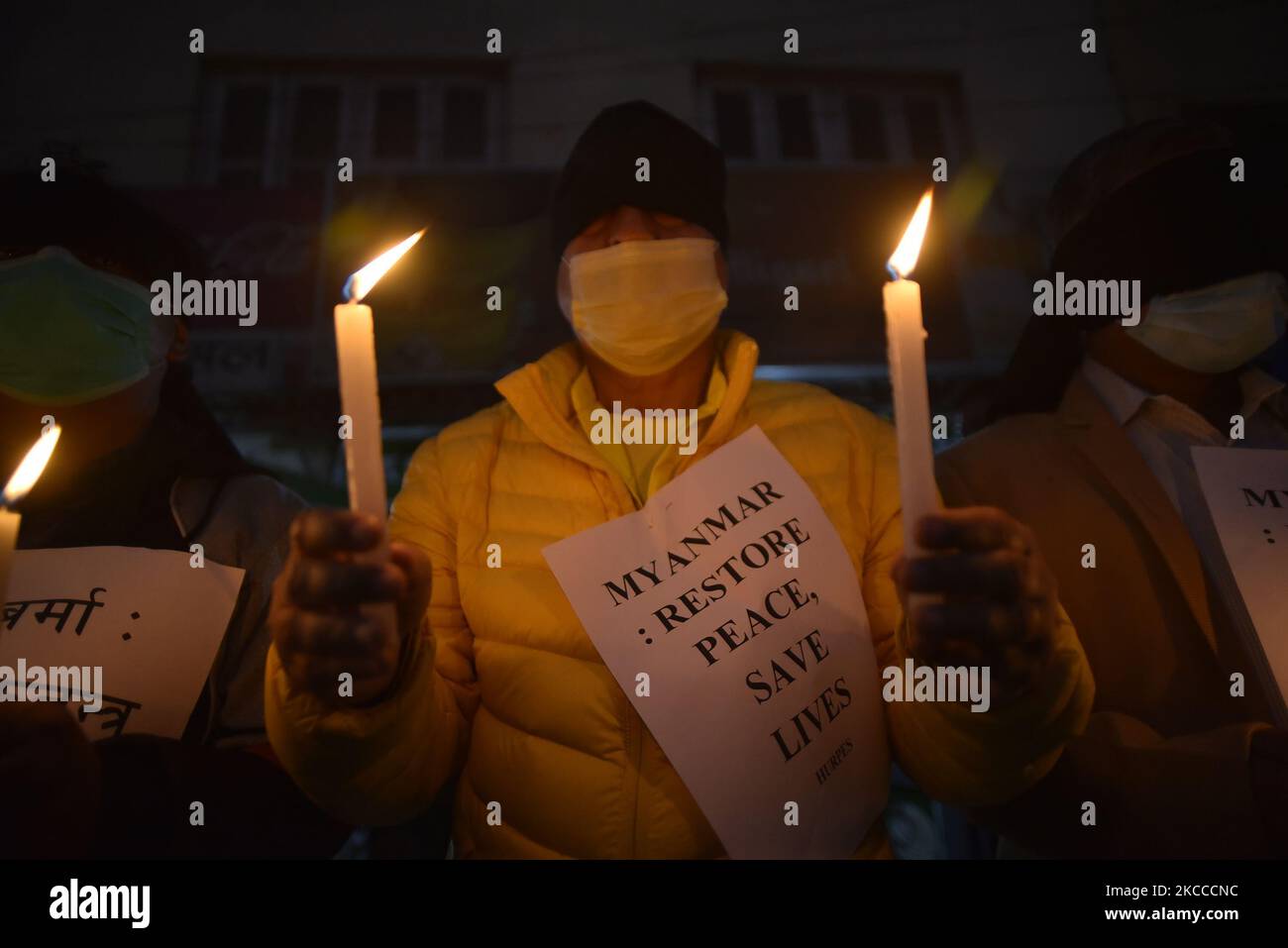 Nepalese human rights activists hi-res stock photography and images - Alamy