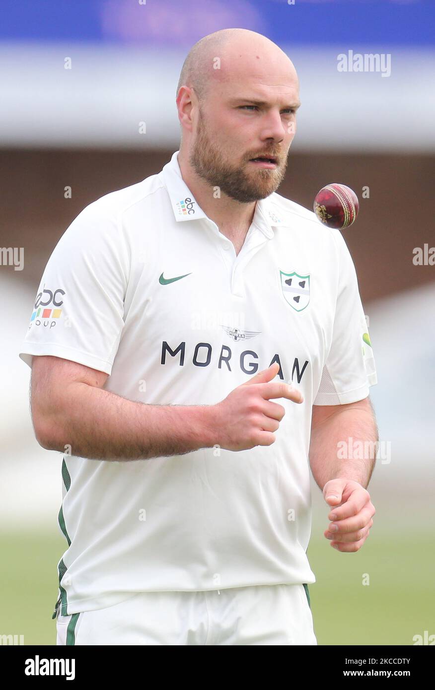 Worcestershire's Joe Leach during LV Championship Group 1 Day One of ...