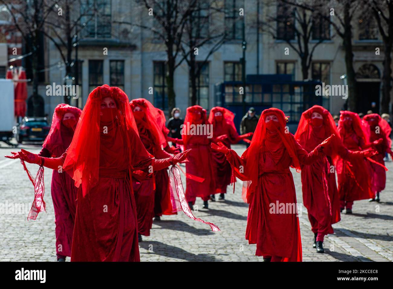The Red Rebels showed up in front of the House of Representatives ...