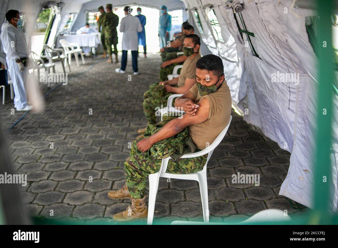 In phase one of the immunization of Ecuador, the vaccination of Armed ...