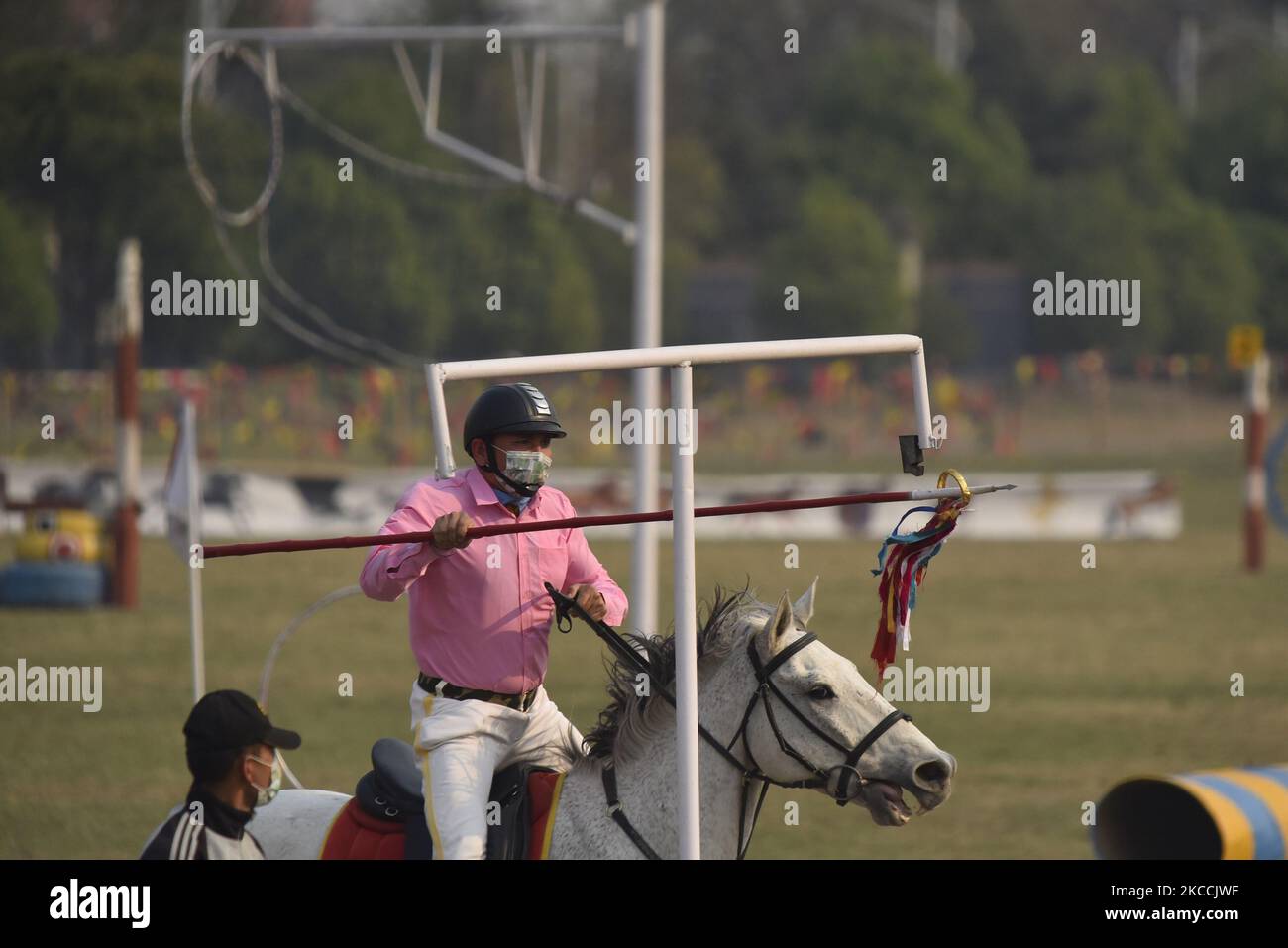 Nepalese army horse cavalry hi-res stock photography and images - Alamy