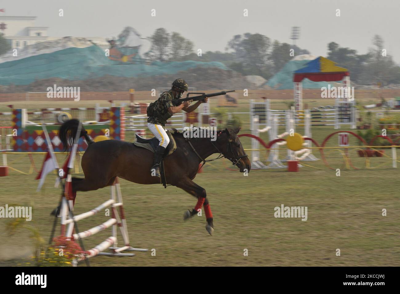 Nepalese army horse cavalry parade hi-res stock photography and images ...