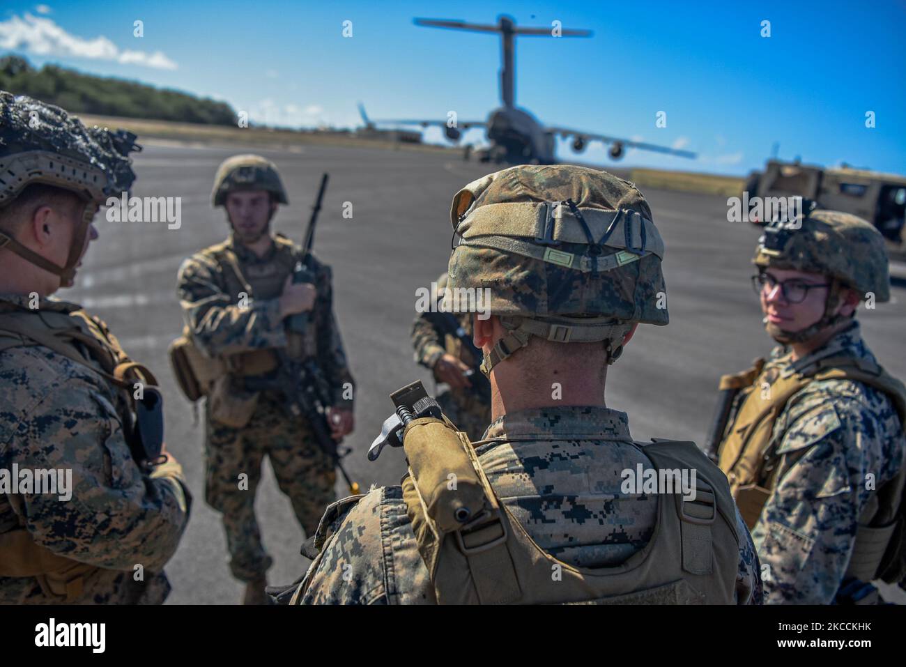 U.S. Marine Corps from the 3d Littoral Combat Team, 3d Marine Littoral ...