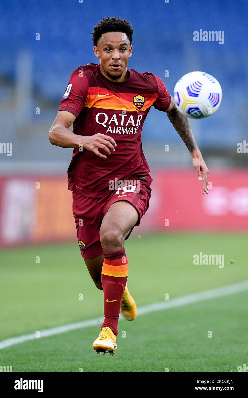 Bryan Reynolds of AS Roma during the Serie A match between AS Roma and ...