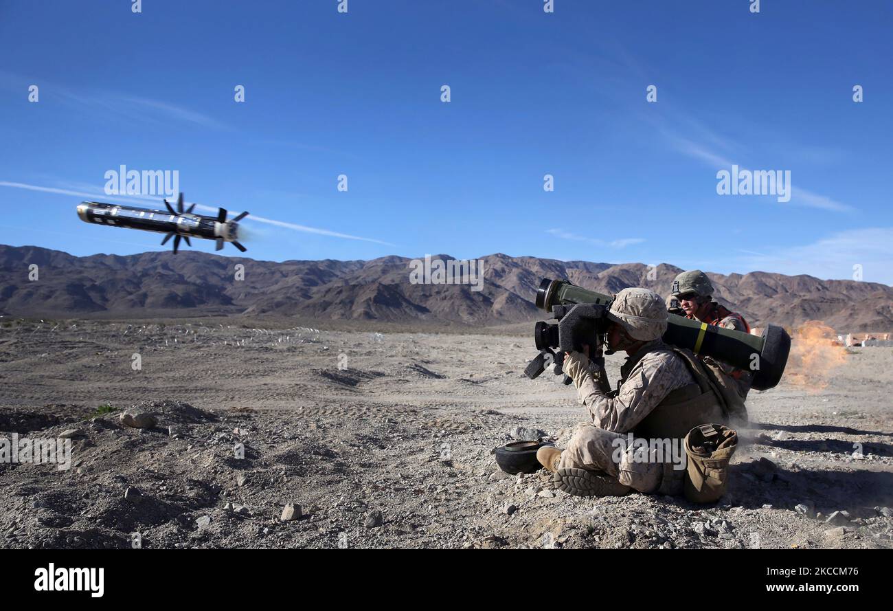 Firing a live javelin hi-res stock photography and images - Alamy