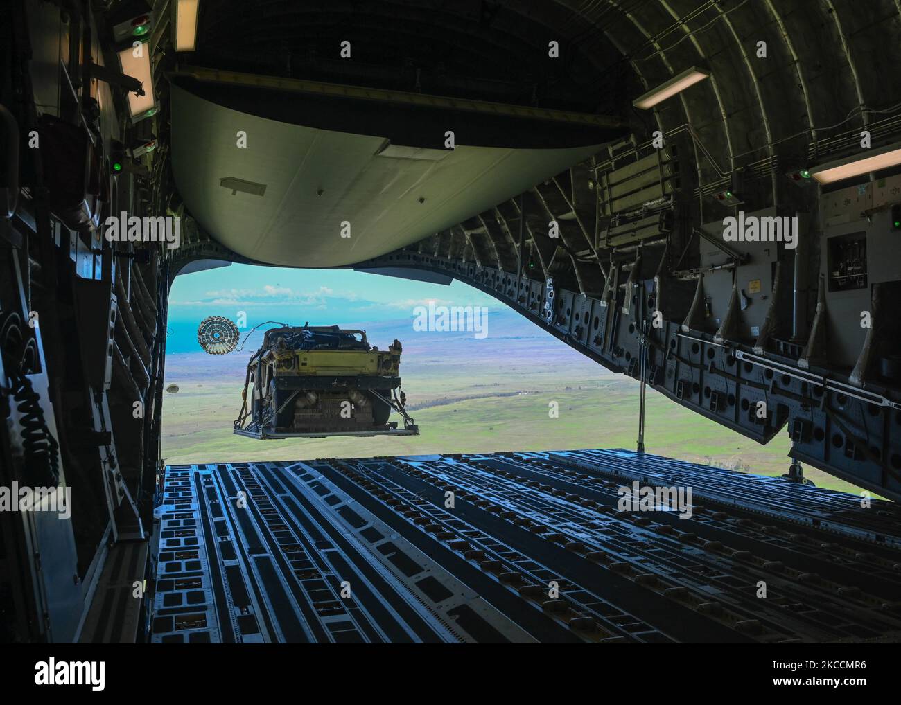 An U.S. Army Humvee assigned to the 25th Infantry Division is ...