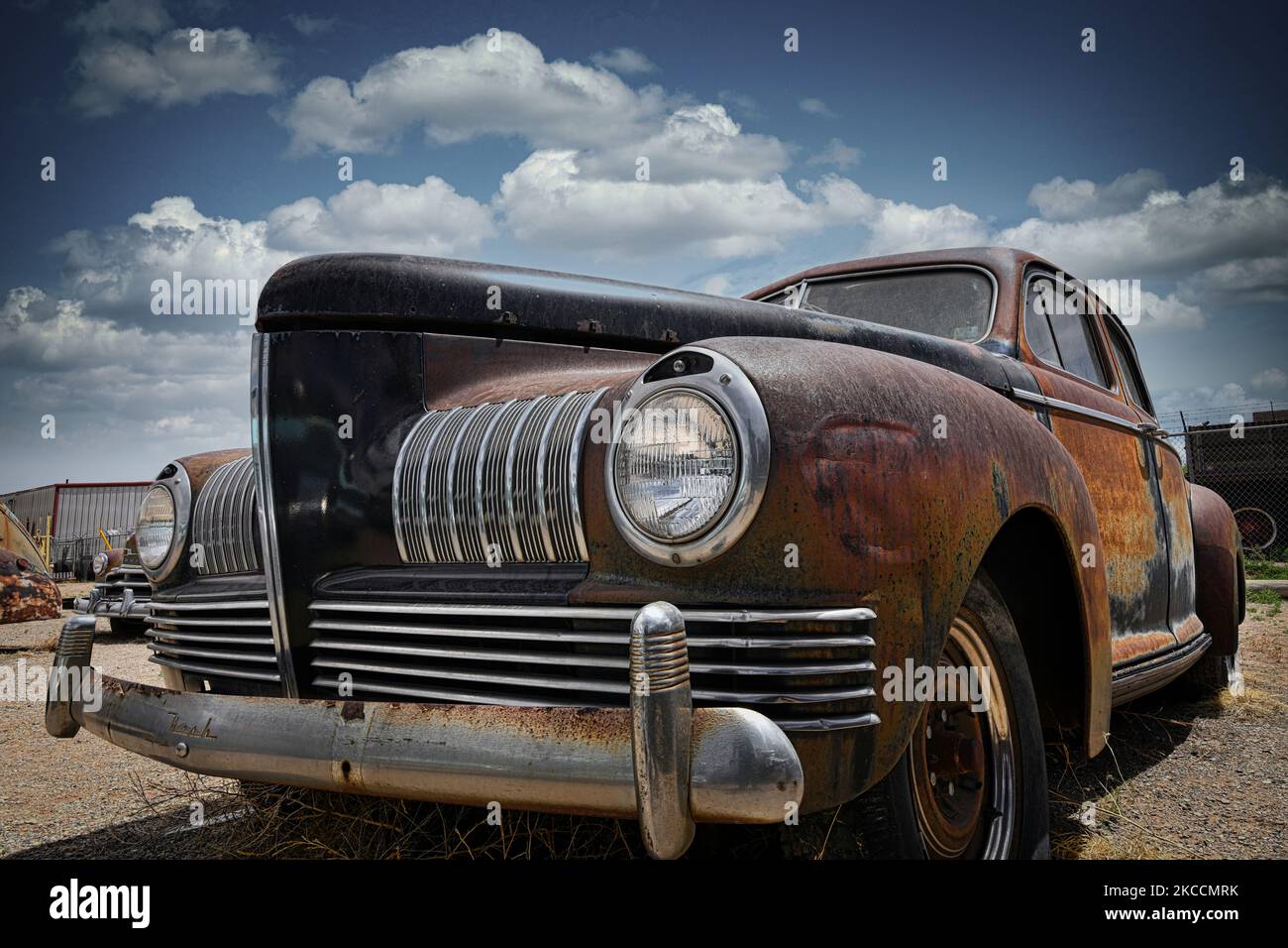 Classic Line rust and Patina in the hot New Mexico Sun Stock Photo - Alamy