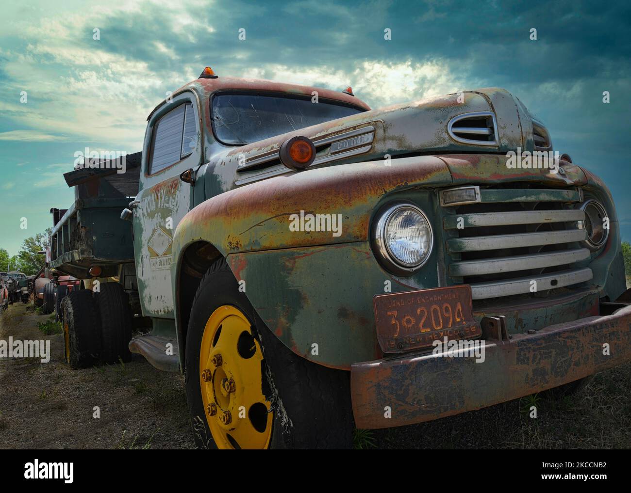 Classic Line rust and Patina on a work truck in the hot New Mexico Sun ...