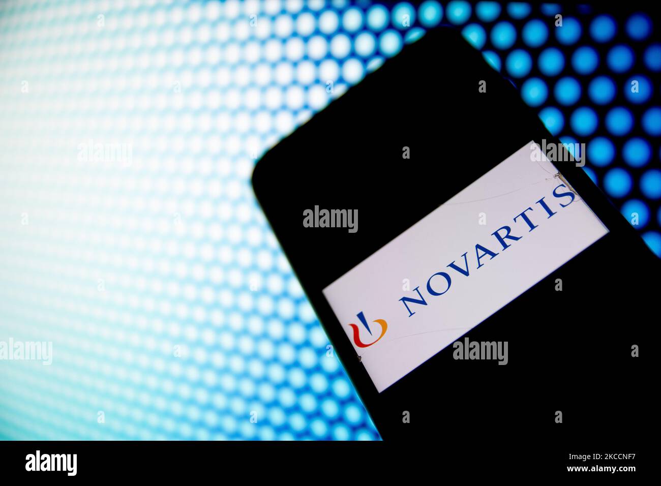 Photo illustration novartis logo hi-res stock photography and images ...