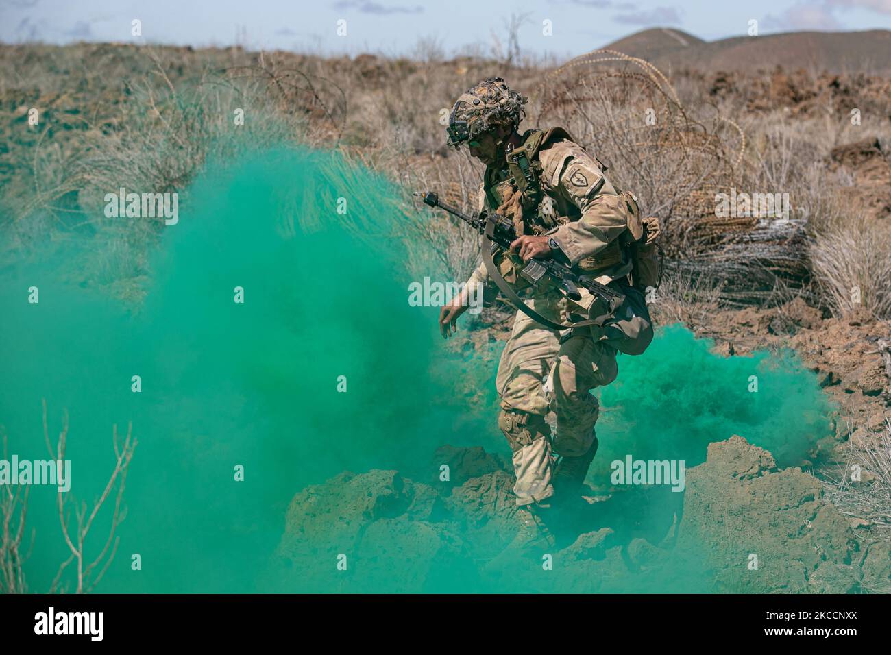 A U.S. Army Soldier with 1st Battalion, 21st Infantry Regiment, 2nd ...