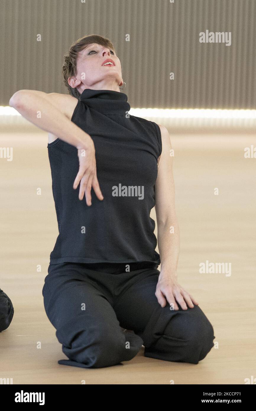 the dancer Manuela Barrero during the DLCAOS performance of the Danza ...