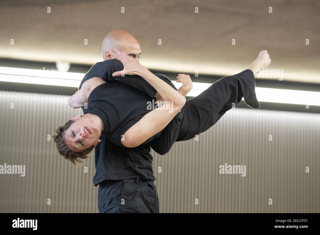 the dancer Manuela Barrero during the DLCAOS performance of the Danza ...