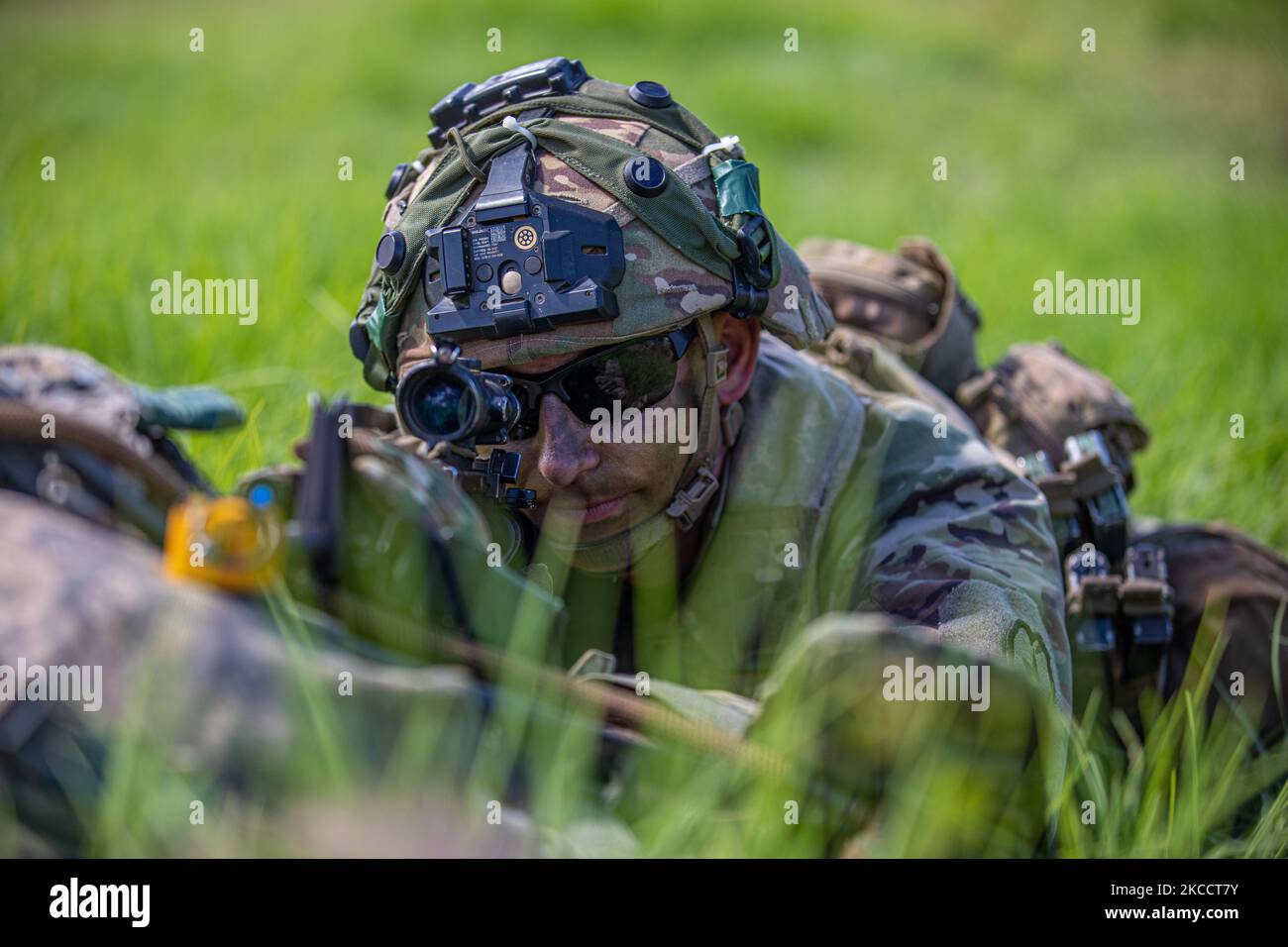 A U.S. Army Soldier from 1st Infantry Battalion, 21st Infantry Regiment ...