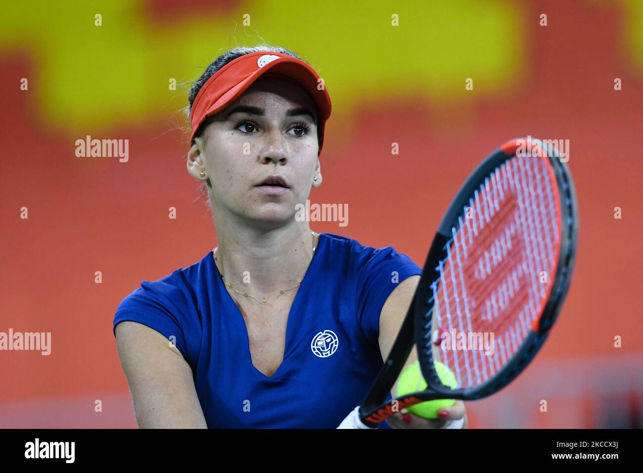 Irina Bara player of team Romania during the match against Elisabeta ...