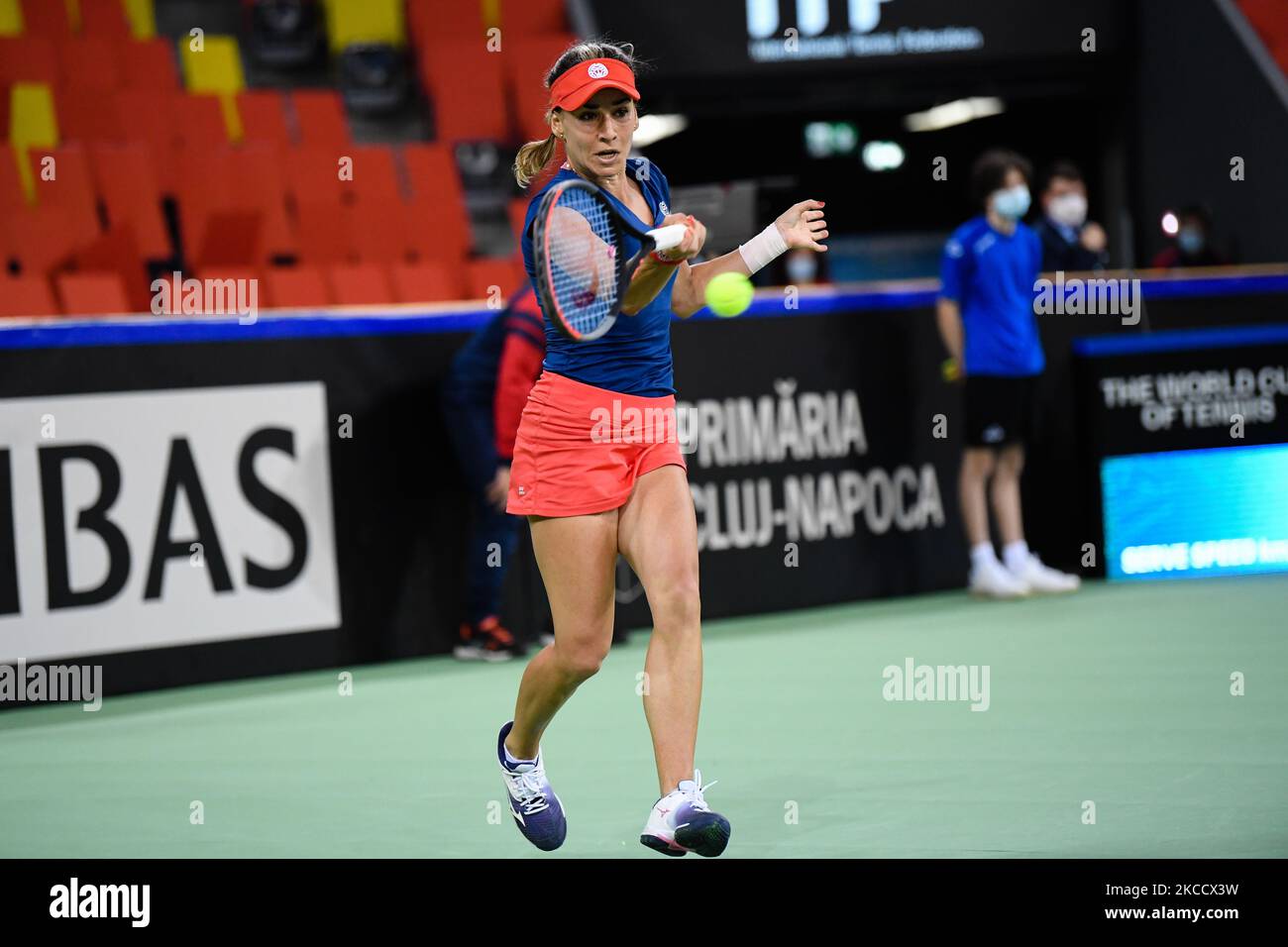 Irina Bara player of team Romania during the match against Elisabeta ...