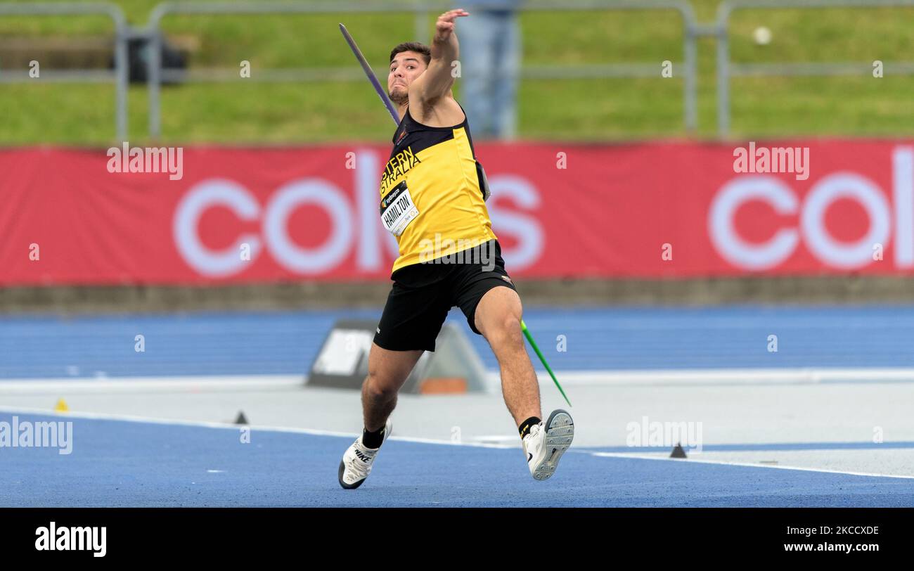 Jackson Hamilton of Western Australia competes in the Men Ambulant ...