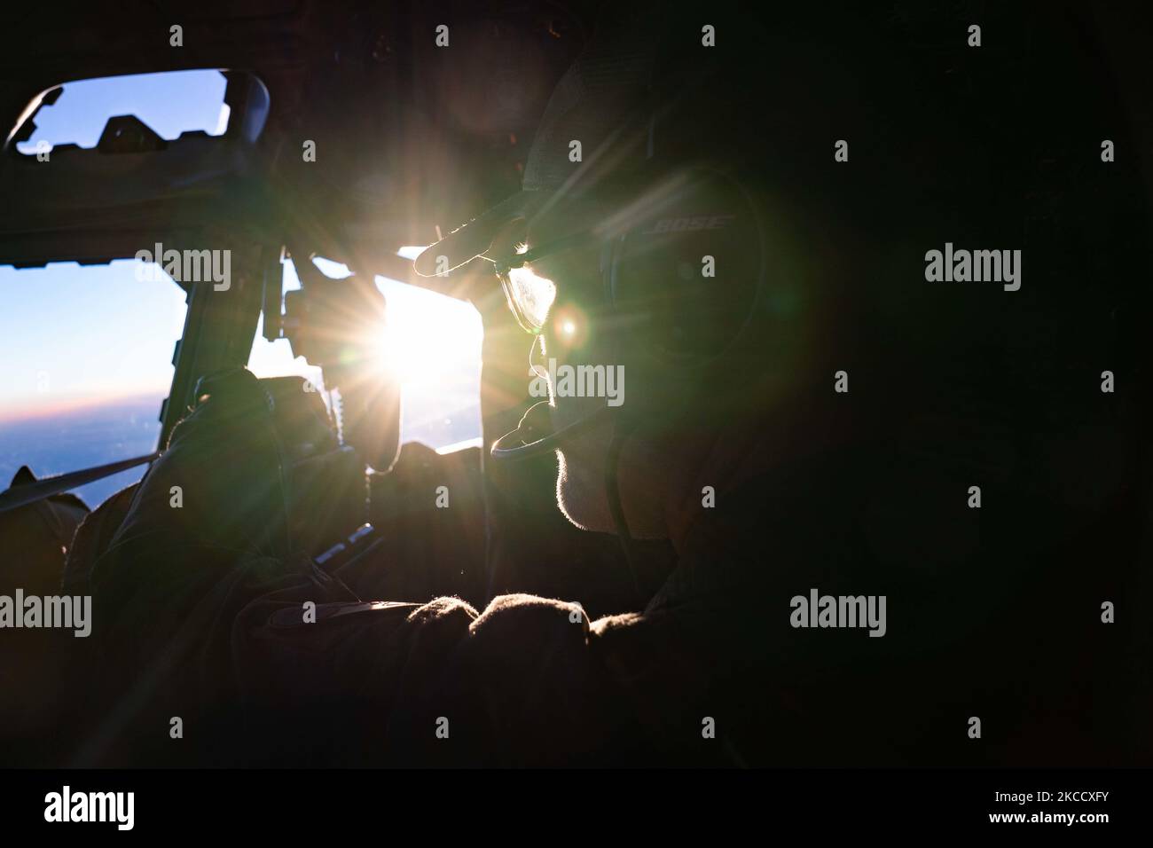 A Norwegian flight engineer assigned to NATO E3A Airborne Warning and ...