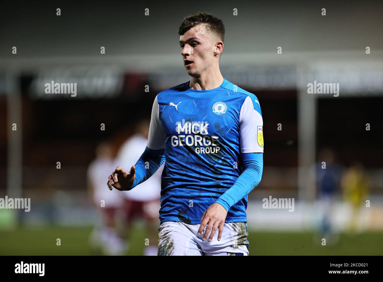 Harrison Burrows of Peterborough United during the Sky Bet League 1 match between Peterborough ...