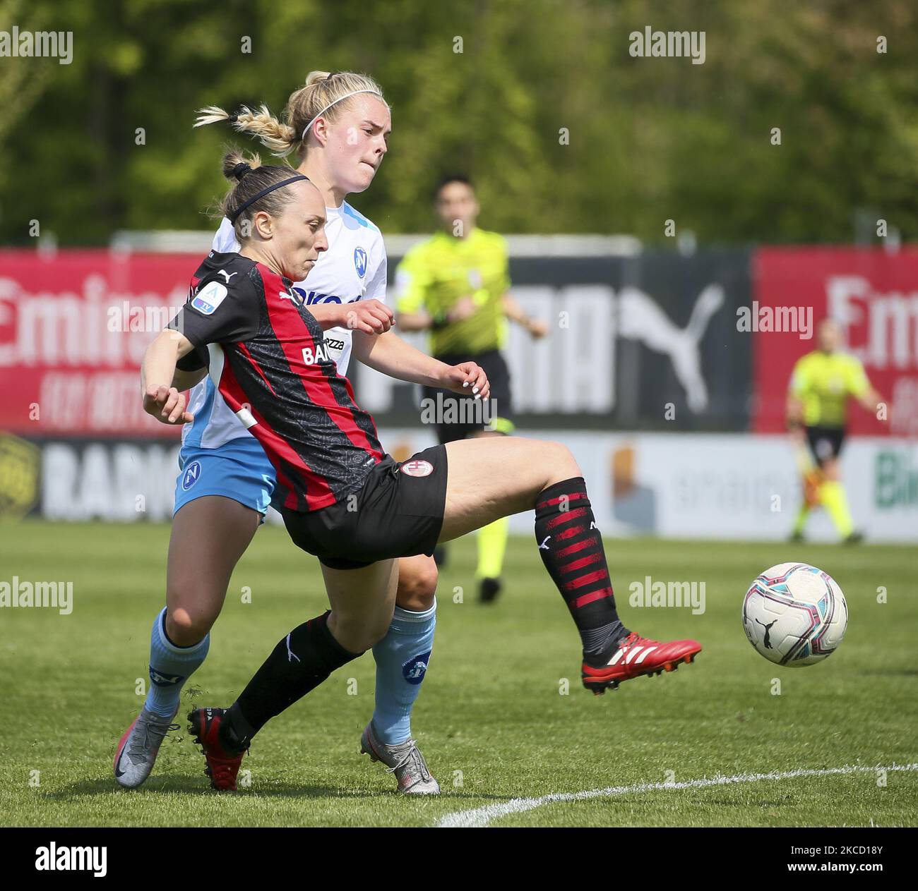 Deborah Salvatori Rinaldi of AC Milan in action during the Women Serie ...