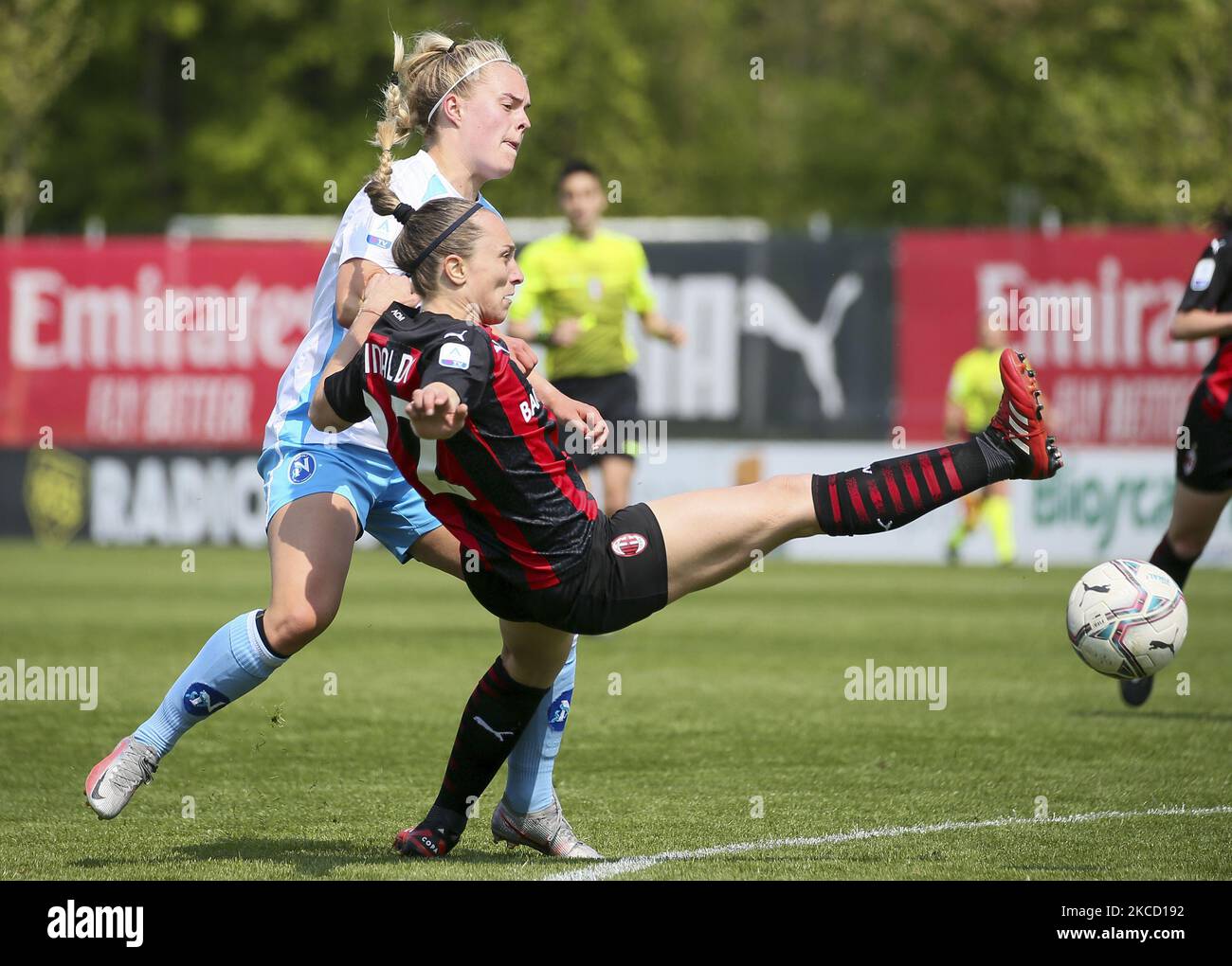 Deborah Salvatori Rinaldi of AC Milan in action during the Women Serie ...